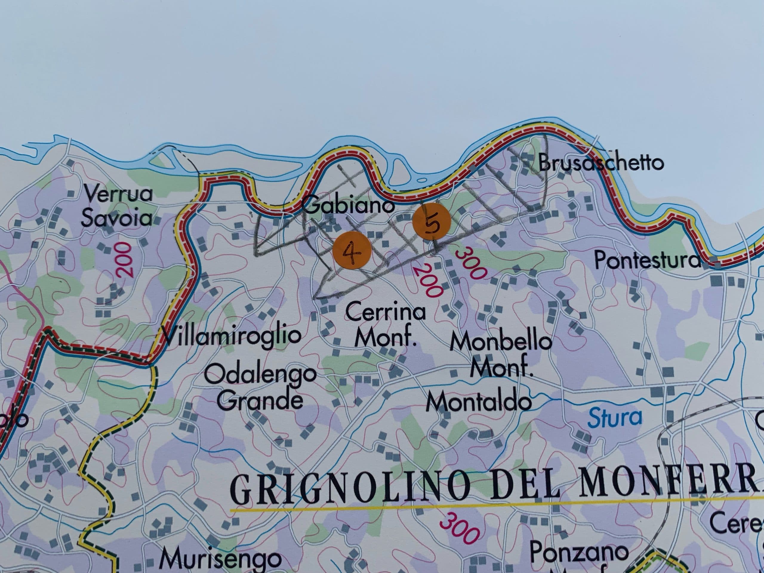 Diary 25: Wine map of southern Piemonte - Winefriend.org